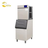China Water Cooled Industrial Ice Maker 700kg Large Ice Machine Commercial for sale