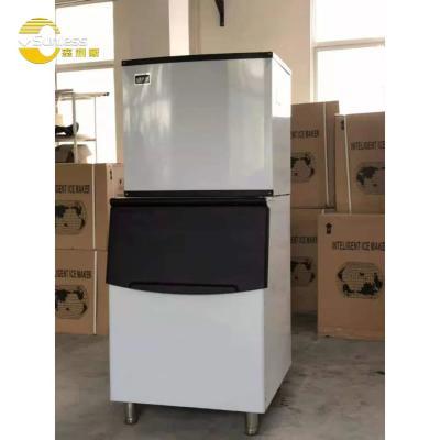 China 100kg - 1000kg Commercial Ice Maker Automatic Commercial Ice Cube Machine CE Certified for sale