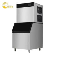 China Commercial Ice Cube Maker Machine Stainless Steel Large Ice Cube Maker Automatic for sale