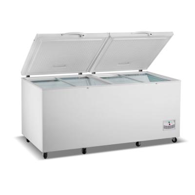 China Light Duty Household Deep Freezer 383L 2 Door Deep Freezer 200w A++ Energy Label for sale