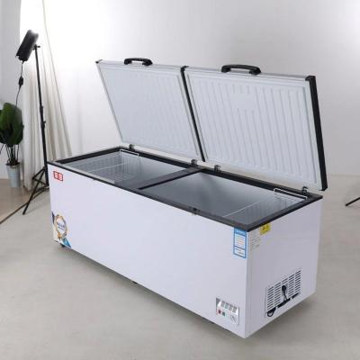 China 1900L Deep Freezer Refrigerator Eco Friendly Chest Type Deep Freezers 750w Vibration Dampening Mount for sale