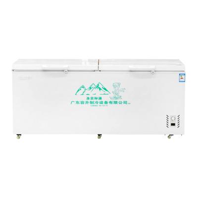 China 1400L Heavy Duty Deep Freezer Efficient Commercial Deep Freezer for sale