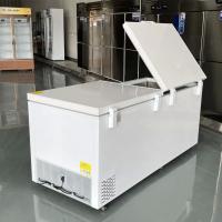 China Food Grade Stainless Steel Deep Freezer 592L 2 Door Chest Freezer for sale