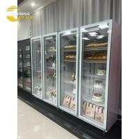 China Single Glass Door Upright Drinks Display Fridge 288L / 400L Commercial Drink Coolers for sale