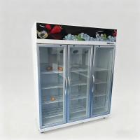 China 1300L Upright Beverage Cooler Single Temperature Refrigerated Beverage Cooler Commercial for sale
