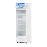 China 400L Commercial Beverage Display Cooler Single Door Upright Showcase Fridge for sale