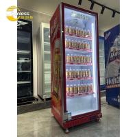 China 900L Beverage Display Cooler Vertical Commercial Beer Display Coolers Single Temperature for sale