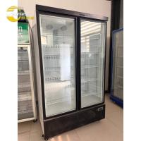 China 220V Beverage Display Cooler Commercial Single Door Display Refrigerator 288L / 400L for sale
