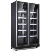 China Eco Friendly 2 Door Display Fridge Petrol Station Beverage Display Refrigerators 305W for sale