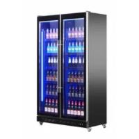 China Eco Friendly 2 Door Display Fridge Petrol Station Beverage Display Refrigerators 305W for sale