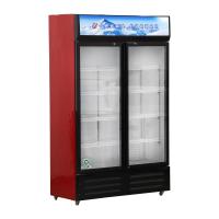 China Urban Convenience Store 900L Double-Door Refrigerated Beverage Display Cabinet for sale
