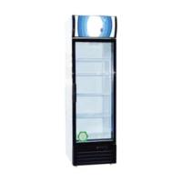 China 400L Single Door Display Fridge Inverter Compressor Beverage Display Case 265W for sale