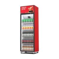 China 400L Single Door Display Fridge Inverter Compressor Beverage Display Case 265W for sale