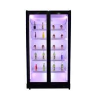 China 900L Double-Door Inverter Compressor Refrigerated Beverage Display Cabinet for sale