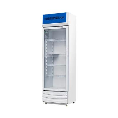 China CE Certified Single-Door Heated Glass Anti Fog Refrigerated Beverage Display Cabinet for sale