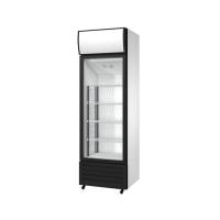 China Self Closing Door Beverage Display Cooler Air Cooled Beer Display Cooler 288L for sale