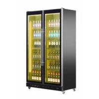 China Urban Convenience Store Chain LED Side Panel Refrigerated Beverage Display Cabinet for sale