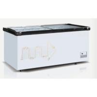 China 320L Commercial Supermarket Refrigerator 240W Horizontal Chest Freezer Aluminum Alloy Cabinet for sale