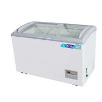 China 320L Commercial Supermarket Refrigerator 240W Horizontal Chest Freezer Aluminum Alloy Cabinet for sale