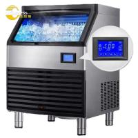 China Water Cooling Cafe Ice Maker Crescent Commercial Ice Cube Maker 150kg/24h for sale
