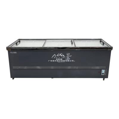 China 625L Ice Cream Deep Freezer 340W Fish Deep Freezer With Sliding Door for sale