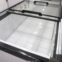 China Shopping Mall Deep Island Freezer 708L Glass Door Deep Freezer 400W for sale