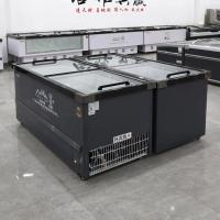 China Supermarket Horizontal Display Freezer Commercial Island Deep Freezer Large Capacity for sale
