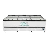 China Supermarket Horizontal Display Freezer Commercial Island Deep Freezer Large Capacity for sale