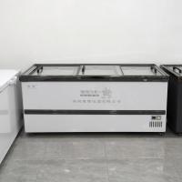 China 708L Top Deep Freezer 400W Food Display Freezer High Gloss Aluminum Or Pre Coated Board for sale