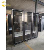 China Commercial Trendy Bar Air-Cooled Full-Screen Refrigerated Beer, Beverage and Liquor Cabinet for sale