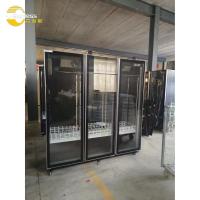 China Commercial Trendy Bar Air-Cooled Full-Screen Refrigerated Beer, Beverage and Liquor Cabinet for sale
