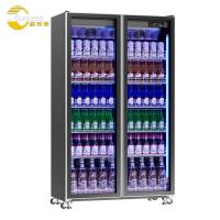 China Customizable Display Drink Fridge Slim Narrow Restaurant Beverage Cooler for sale