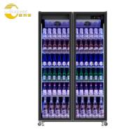 China Three Door Upright Beer Display Cooler Refrigerator with Dynamic Cooling for sale
