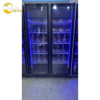 China Supermarket Commercial Upright Beer Drinks Large Capacity Display Fridge Glass Door Refrigerator for sale
