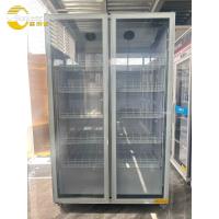 China Supermarket Commercial Single Double or Custom Door Beverage Beer Display Showcase Transparent Glass Door Cooler Upright Refrigerator Fridge for Drinks for sale