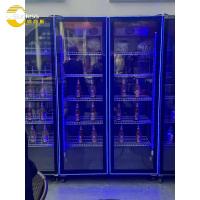 China Professional Beer Beverage Refrigerator Enhanced Visibility Design Display Fridge Cooler for sale
