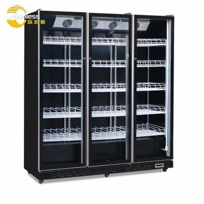 China Commercial Beer Drink Display Refrigerator Beverage Cooler Fridge with Glass Door for sale
