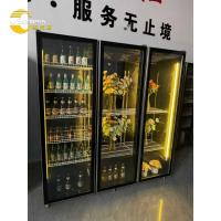 China 510L Commercial Beverage Beer Glass Door Refrigerator Showcase for sale