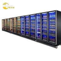 China Factory Sale Commercial Three Glass Doors Upright Freezer Drinks Beverage Beer Refrigerator Freezer Vertical Showcase with Certificates for sale
