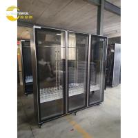 China 1600L Commercial Beverage Refrigerator Swing Door Commercial Beer Fridge Customizable for sale