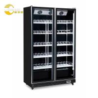 China 510L Upright Single Glass Door Beer Commercial Refrigerator Display Showcase for sale