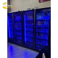 China Customizable Beer Display Refrigerator Bottom Mounted Commercial Glass Door Fridge for sale