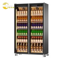 China Electric Beer Display Refrigerator 290A Upright Glass Door Chiller Customizable for sale