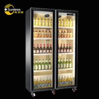 China 220V / 50Hz Supermarket Display Refrigerator Mini Beer Display Cooler for sale