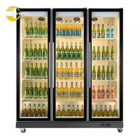 China Swing Door Beer Display Refrigerator Air Cooling Commercial Beverage Cooler 510L for sale