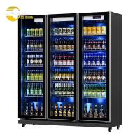 China Vertical Beverage Display Chiller Single Temperature Commercial Drinks Display Fridge for sale