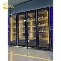 China 2 3 4 Door Restaurant Beer Cooler 220V / 50Hz Beverage Display Refrigerator for sale