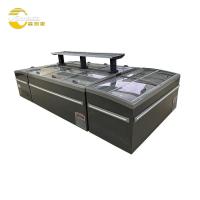 China Direct Cooling Large Display Freezer Sliding Door Island Display Fridge 340W - 560W for sale