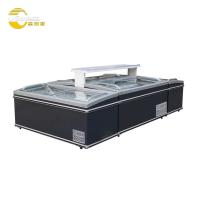China 2m Full View Window Display Cabinet Commercial Refrigerator for Supermarket for sale