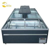 China 340W - 560W Combined Island Freezer Auto Defrost Meat Island Freezer Direct Cooling for sale